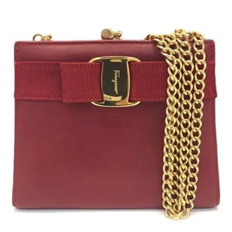 Ferragamo Pre-owned Leder Crossbody Bag - - Pre-owned - Damen - Rot - ONE SIZE