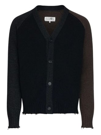 Maison Margiela cardigan à manches raglan - Noir