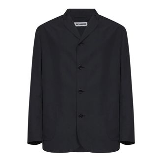 Jil Sander Boxy Blazer - - Jackets - Herren - Schwarzk - M