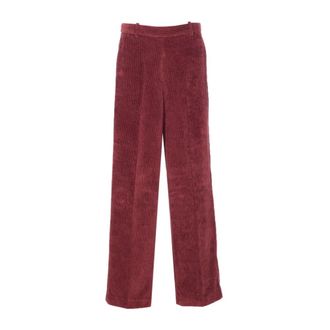 Circolo 1901 Cord Wide Leg Hose - - Trousers - Damen - Rot - 2XS