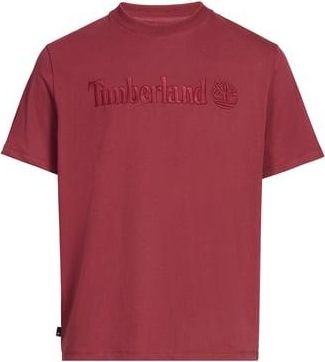 Timberland T-shirt droit brod&eacute; en coton
