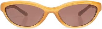 Jacquemus Femme, Accessoires, Brun, Taille: ONE Size Curvo Lunettes de soleil