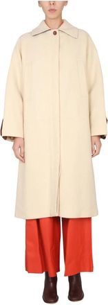 Alysi Femme, Manteaux, Beige, Taille: 38 FR Traditional Coat