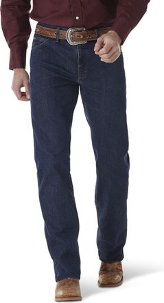 Wrangler Herren Hochwertige Performance Cowboy-Schnitt, Bequem, Feuchtigkeitsableitend, Normale Passform Jeans, Midnight Rinse, 33W / 32L
