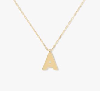 Kate Spade New York Kate Spade Fine Love Letter Anh&auml;nger Mit Initiale A