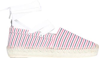 Thom Browne Femme, Chaussures, Multicolore, Taille: 35 EU Espadrilles en coton seersucker