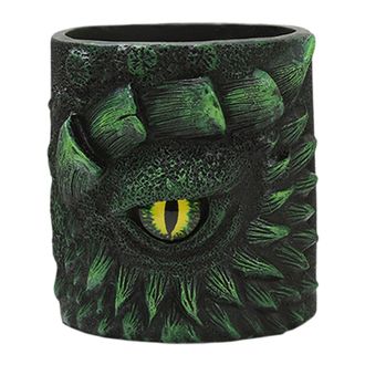 Generico Blumentopf, moderner dekorativer Blumentopf aus Harz, zur Dekoration von Haus, Pflanzen, Innenbereich, Gr&uuml;n, Schreibtisch, Balkon, Au&szlig;enbereich, Terra