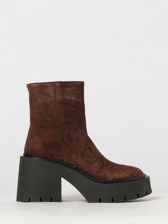 Vic Mati&eacute; Bottines en daim avec plateforme et fermeture &agrave; glissi&egrave;re lat&eacute;rale