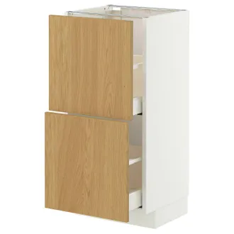 IKEA METOD / MAXIMERA Unterschrank mit 2 Schubladen