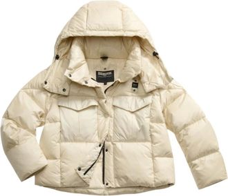 Blauer Femme, Vestes, Beige, Taille: 36 FR Doudoune Courte Brillante Laval
