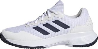 adidas Herren Gamecourt 2.0 Tennis Shoes, Cloud White / Navy Blue / Cloud White, 46 2/3 EU