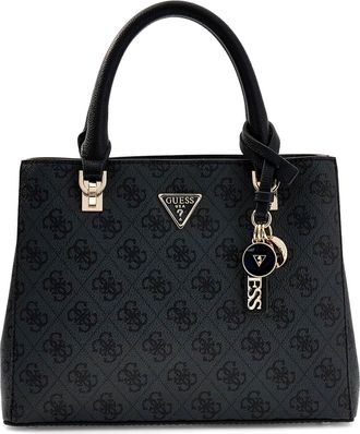 Guess Handtasche Guess Satchel Bag Coal Logo