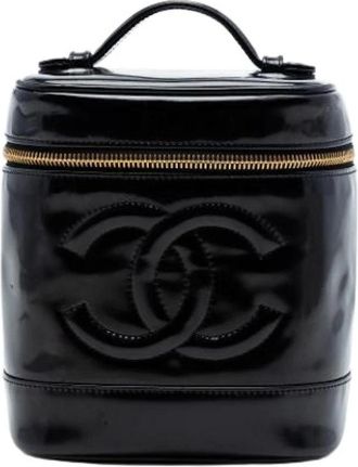 Chanel Sac Vanity Pre-owned - Femme - Pre-owned - Noir - Taille: ONE Size