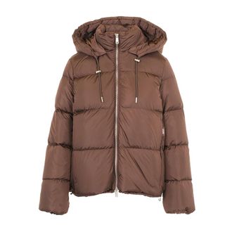 Add Nylongloss Daunenjacke - - Jackets - Damen - Braun - S