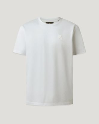 Belstaff T-shirt Steel Pour Homme Mercerised Cotton Blanc 2xl