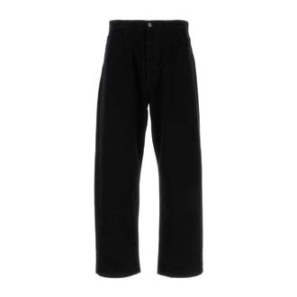 Carhartt Work in Progress Schwarze Baumwoll-Landon-Hose - - Trousers - Herren - Schwarzk - W31