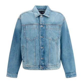 7 For All Mankind Relaxed Trucker Jacket - - Jackets - Herren - Blau - L