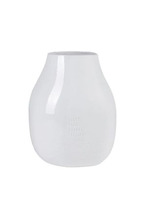 R&auml;der [W] Freiform Vase Gl&uuml;ck 5-sprachig 20x19x25cm