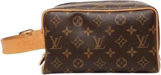 Louis Vuitton Pre-owned Locker Dopp Kit - Femme - Pre-owned - Brun - Taille: ONE Size
