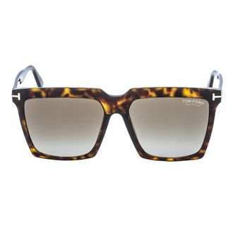 Tom Ford Sabrina Sonnenbrille In Dunklem Havannabraun