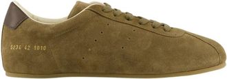 Common Projects Homme, Chaussures, Vert, Taille: 41 EU Achilles Low Suede Baskets