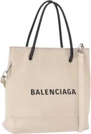 Balenciaga Sac cabas vintage Pre-owned - Femme - Pre-owned - Beige - Taille: ONE Size