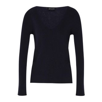 Emporio Armani Maglia - - Knitwear - Damen - Blau - L