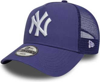 New Era New York Yankees MLB Cap Kinderkappe Trucker verstellbar NY Logo Baseball Mesh lila - Child