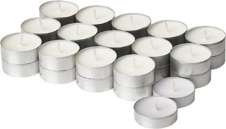 IKEA Little Loved Corner ADLAD Duft-Teelicht, skandinavisches Holz/Wei&szlig;, 3,5 Stunden (30 St&uuml;ck)