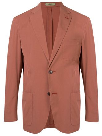 Corneliani blazer Academy &agrave; poche plaqu&eacute;e - Marron