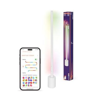 Osram Lampadaire LED dangle SMART+ WIFI,slim,blanc,8W,540lm,blanc et couleur réglables,dimmable,fonction bricolage et rythme musical,longue durée de vie,con