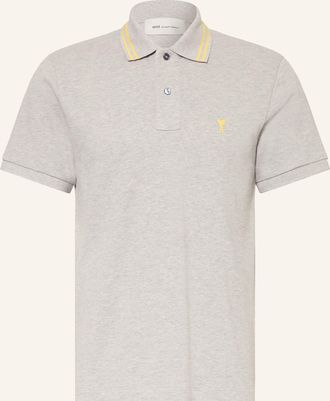 Ami Ami Paris Piqu&eacute;-Poloshirt grau