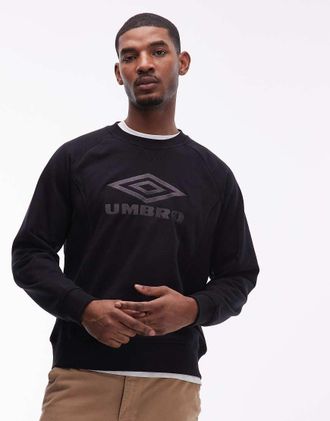 Umbro Iconic - Sweatshirt in Schwarz und Grau