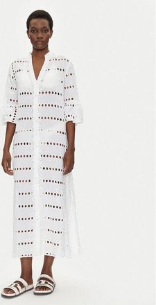 iconique Strandkleid IC25-004 Weiß Relaxed Fit