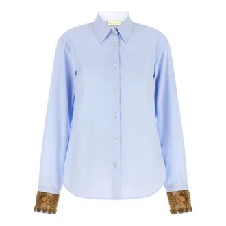 Dries Van Noten Chloris Shirt - - Blouses & Shirts - Damen - Blau - S