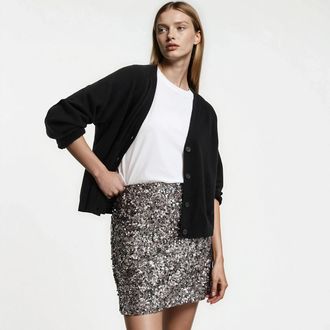 La Redoute Collections Gilet En Fine Maille Cachemire Boutonn&eacute;