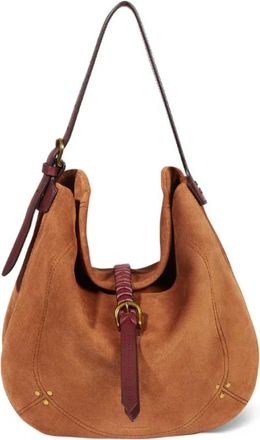 Jerome Dreyfuss Femme, Sacs, Brun, Taille: ONE Size Sac Bandouli&egrave;re Marron Double Fermeture