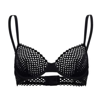 Wolford Soutien-gorge en r&eacute;sille romantique - Femme - Sous-v&ecirc;tements - Noir - Taille: 90C FR