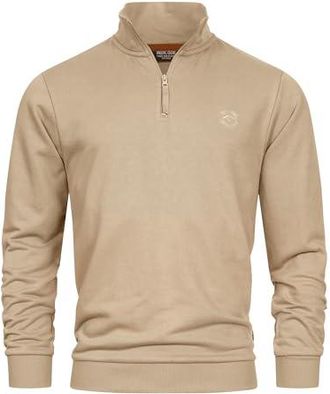 Indicode Hommes INBrandt Sweatshirt | Sweat-Shirt à col Montant Cornstalk XL