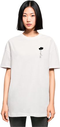 Merchcode Merchcode Damen T-Shirt Ladies Love In The Air Oversized Boyfriend Tee, Oversized Fit, Baumwolle 100%, XXL