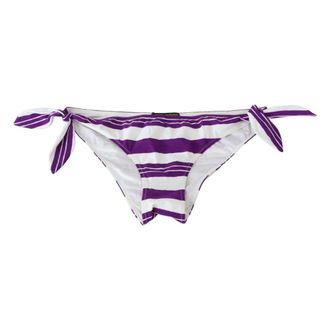Dolce & Gabbana Femme, Maillots de bain, Multicolore, Taille: 36 FR Bas de Bikini &agrave; Rayures - Glamour au Bord de la Piscine
