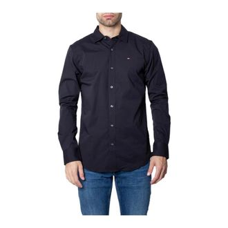 Tommy Hilfiger Herren, Shirts, Schwarzk, SGr&ouml;&szlig;e