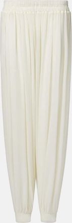 Alaia Ala&iuml;a Weite Hose aus einem Seidengemisch