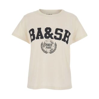 BA&SH Femme, Tops, Blanc, Taille: 40 FR T-shirt Ioni