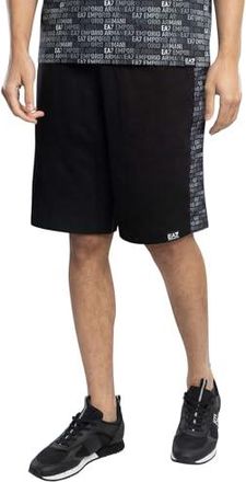 Emporio Armani Homme Short De Surv&ecirc;tement &Agrave; Motifs, Black, M