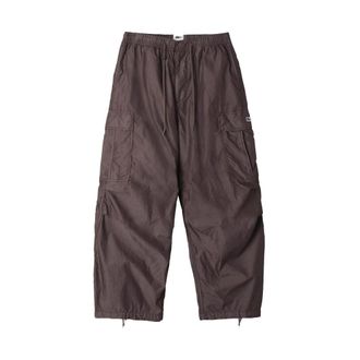 Obey Giant Parachute Cargo Pant - Femme - Pantalons - Brun - Taille: 38 FR