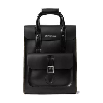 Dr. Martens Femme, Sacs, Noir, Taille: ONE Size Kiev Smooth Leather Laptop Backpack