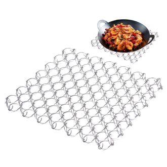 Generic Topfuntersetzer aus Edelstahl, spiralf&ouml;rmige Topfuntersetzer aus Edelstahl, Tassenmatte mit Spiraldrahthalter - Edelstahl K&uuml;chenuntersetzer f&uuml;r Campin