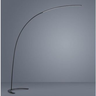 Trio led Bogenlampe shanghai dimmbar, 200cm Ausladung, Metall schwarz