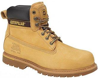 CAT Footwear Holton Sb Chaussures de sécurité pour homme, jaune (miel), Jaune miel, 45 EU